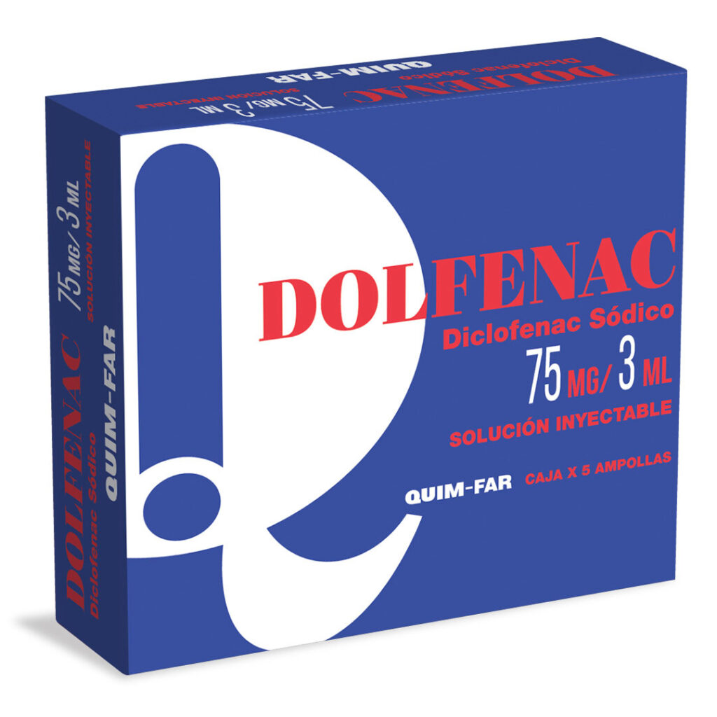 DICLOFENAC SODICO - DOLFENAC 75 mg/3 ml solución inyectable ...